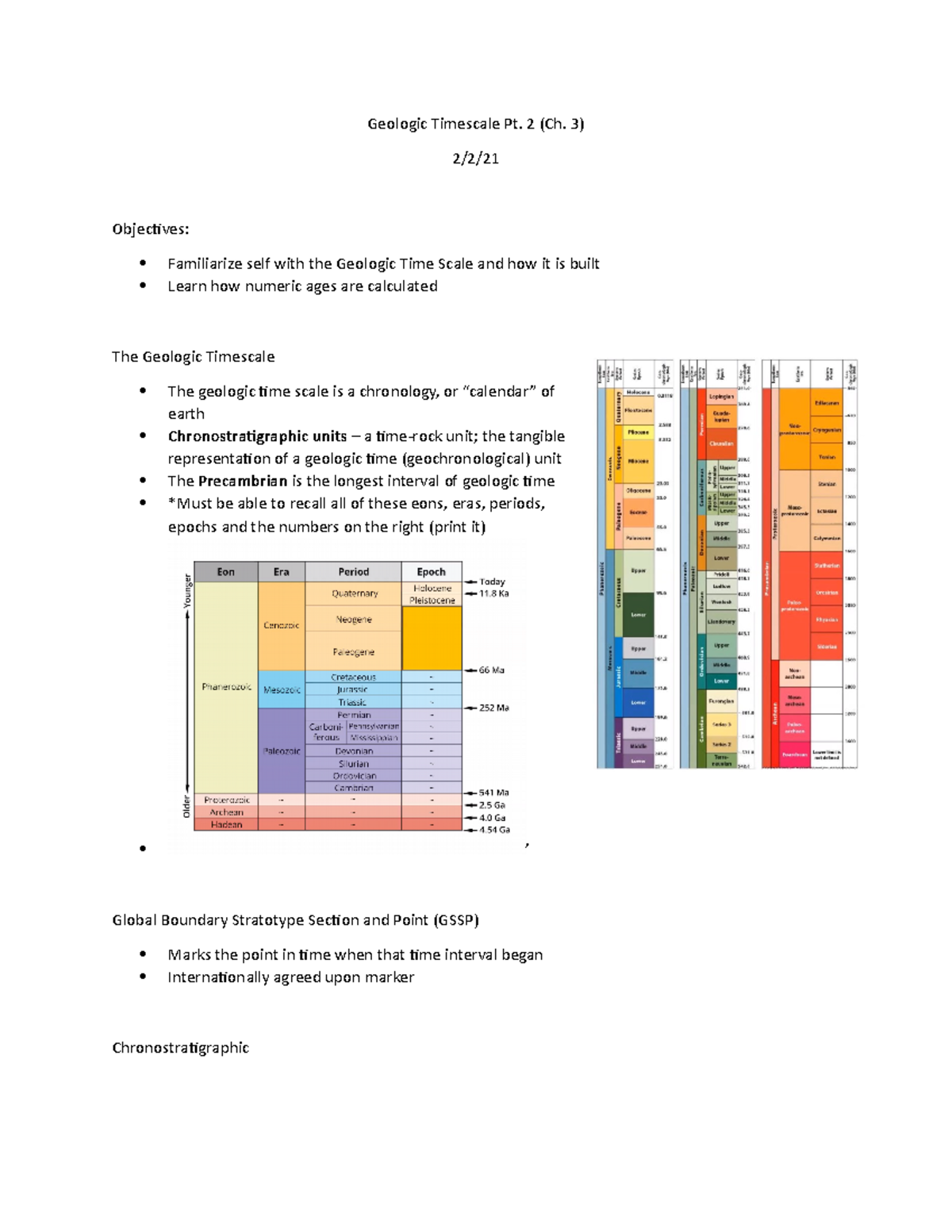 05 - Geological Time Scale Pt. 2 (Ch. 3) - Geologic Timescale Pt. 2 (Ch ...