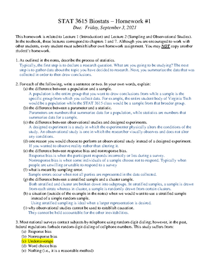 Lecture 6- Scatterplots - STAT 3615 Biostats – Scatterplots and Correlation (Lecture 6) Part A ...
