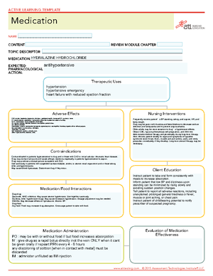 NR 368 Clinical Assignments - Problem Based Care plans with worksheet ...