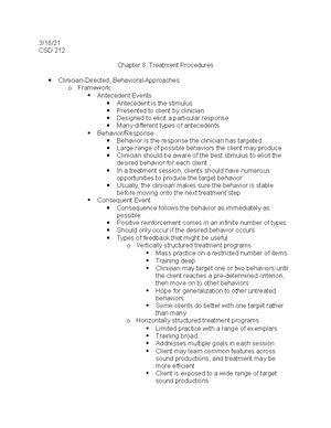 Chapter 5 Speech Sound Disorders - 2/17/ CSD 212 Chapter 5 ...
