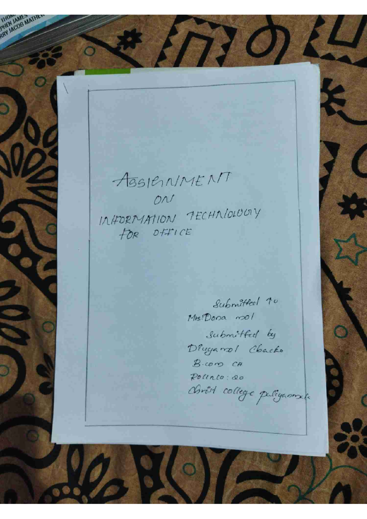 It 4sem assignment - Information Technology Law - Studocu