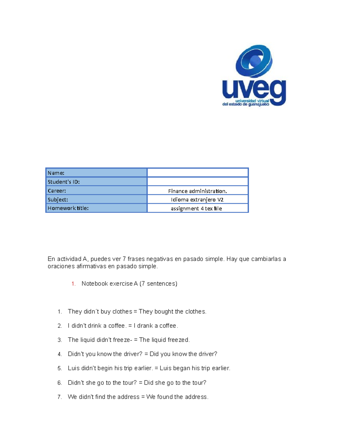Sentences Name Student s ID Career Finance Administration Subject Sentences Name Student s ID Career Finance Administration Subject