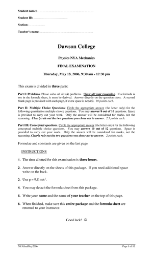 Tutorial 7 (from 7.1 "Interacting Objects" to 7.5 "Examples of Interacting-Object Problems ...