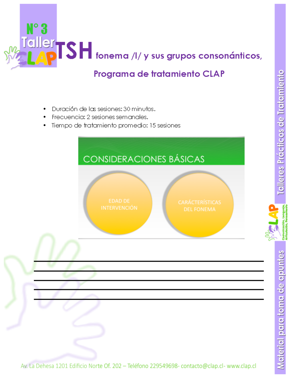 Programa Fonema L imprimir - TSH fonema /l/ y sus grupos consonánticos ...