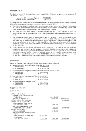 CFAS Chapter 1 Problem 1-4 Answers - CONCEPTUAL FRAMEWORK AND ACCOUNTING STANDARDS Problem 1-4 ...
