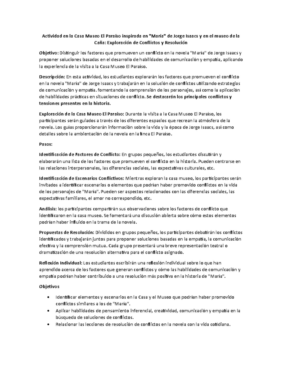 Actividad en la Casa Museo El Para Ã so y museo de la ca Ã±a ...