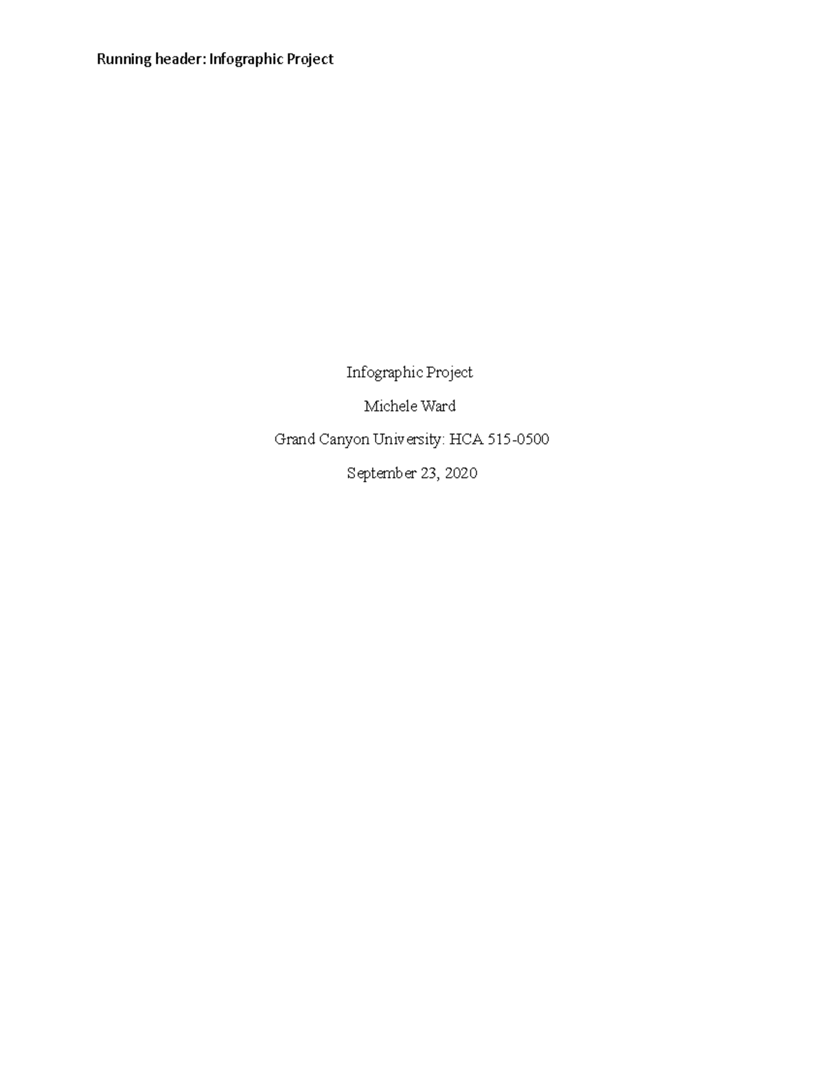 Week 2 infographic project - Infographic Project Michele Ward Grand ...