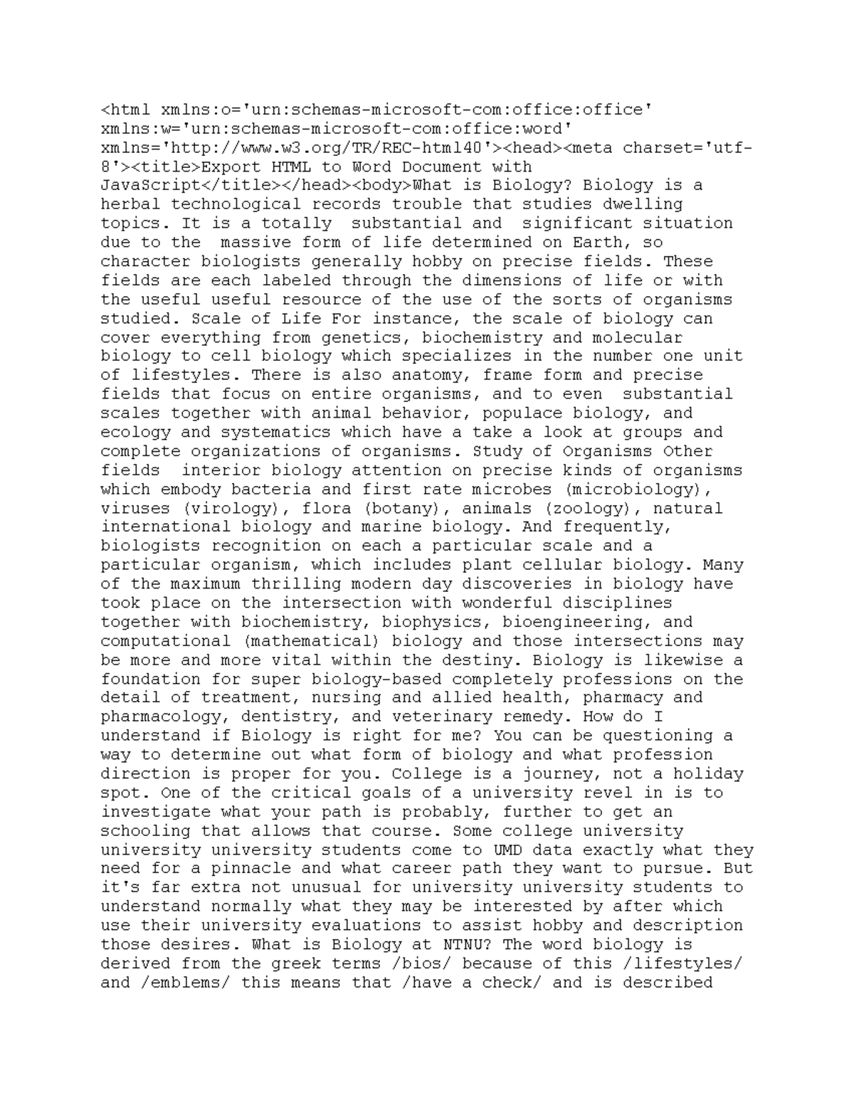 Document part Reviewer Or Notes Export HTML To Word Document With