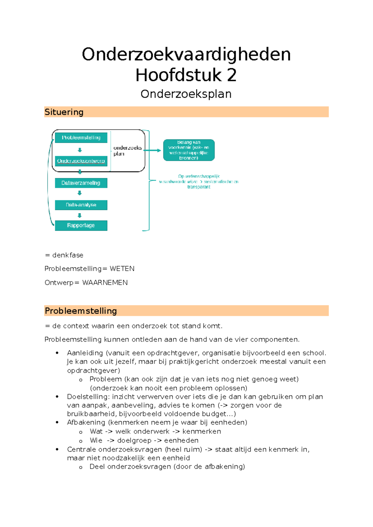 Onderzoekvaardigheden hoofdstuk 2 - Onderzoekvaardigheden Hoofdstuk 2 ...