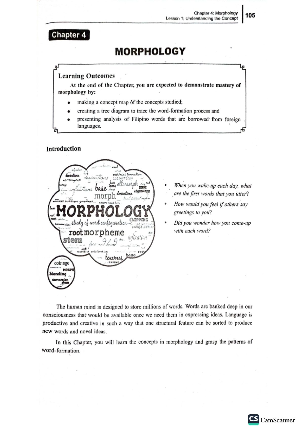 Morphology - notes - Bachelor of Secondary Education Major in English ...
