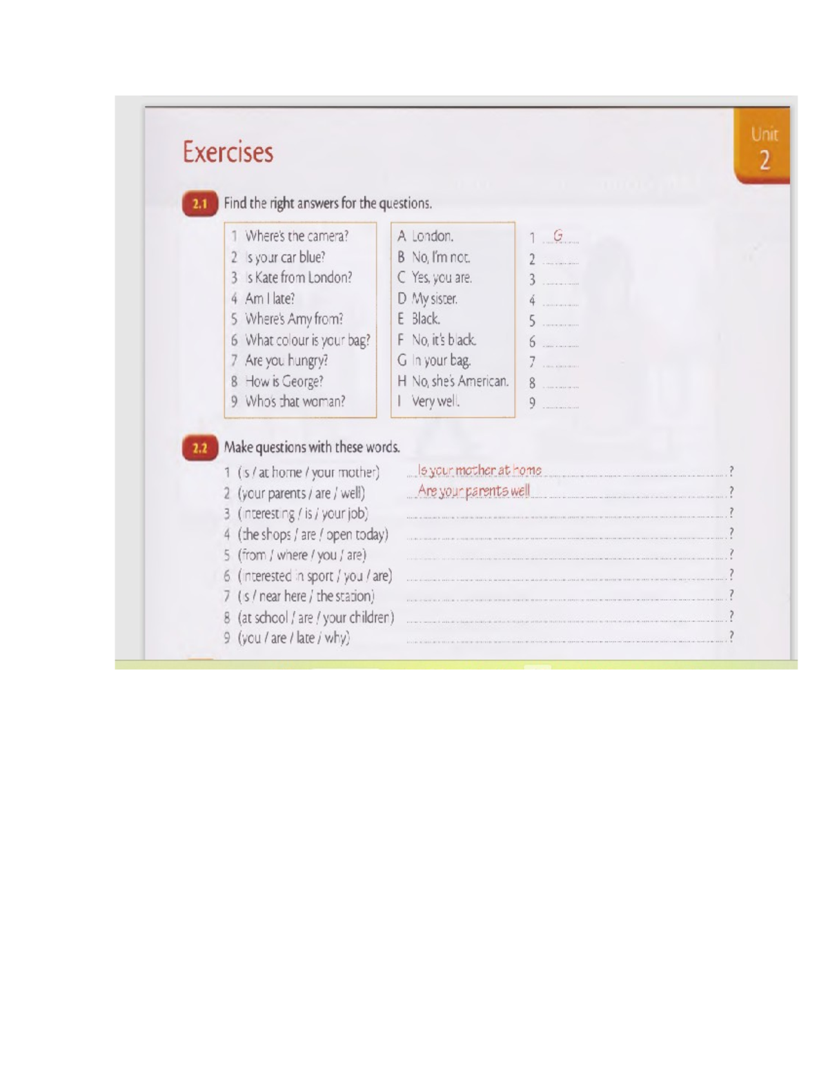 Verbnbenactivity vale - English dot works 9 - Studocu