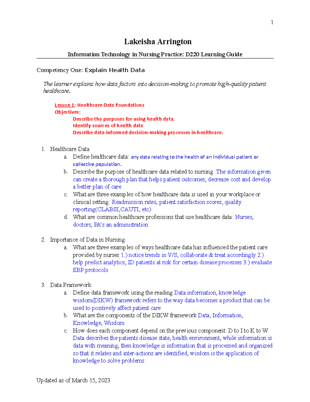 D220 Interactive Learning Guide Final for OA3 - Lakeisha Arrington ...