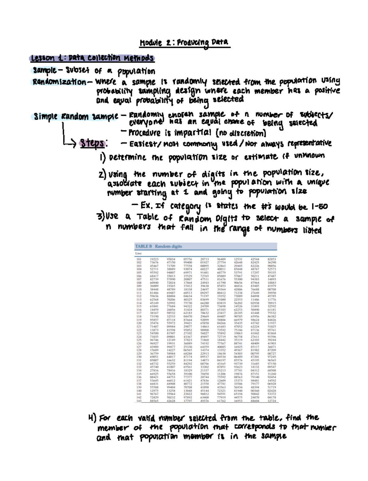 Module 2 - Producing Data - Module 2 Producing Data esson 1 Data ...