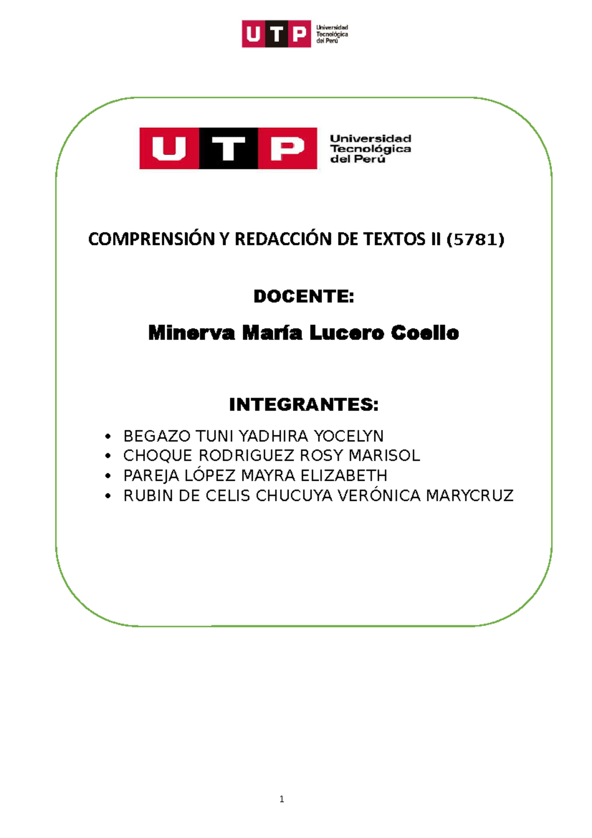 S01. s1 - Ejercicio Esquema de producción-1 - COMPRENSIÓN Y REDACCIÓN ...
