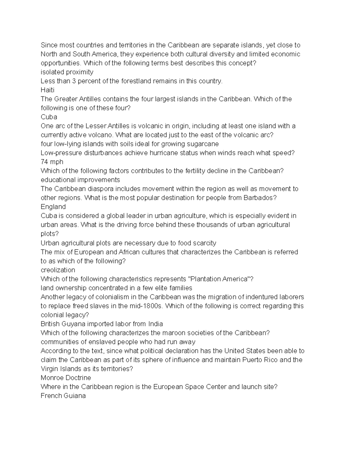 World Geo Notes Final - Since most countries and territories in the ...