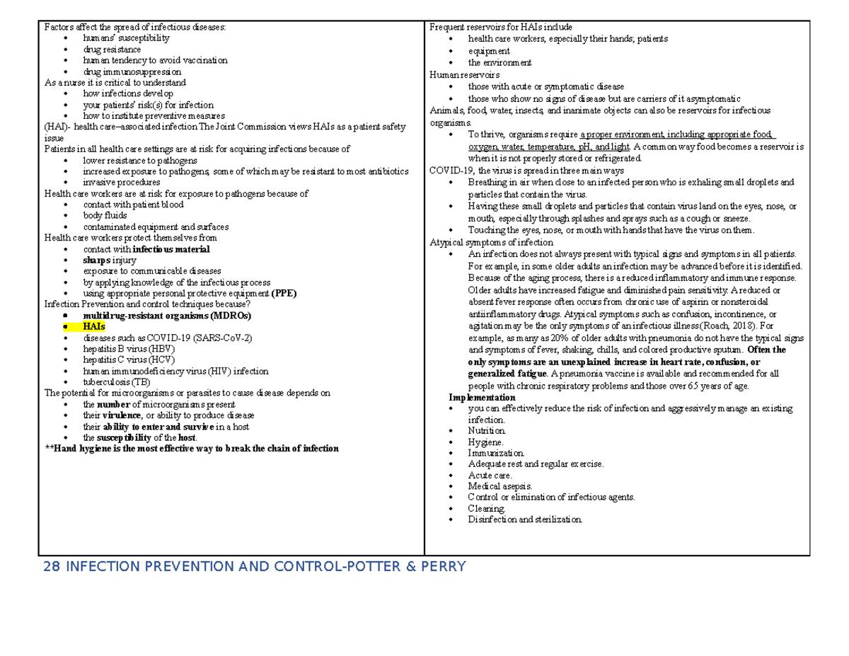Test # 2 study guide - Factors affect the spread of infectious diseases ...