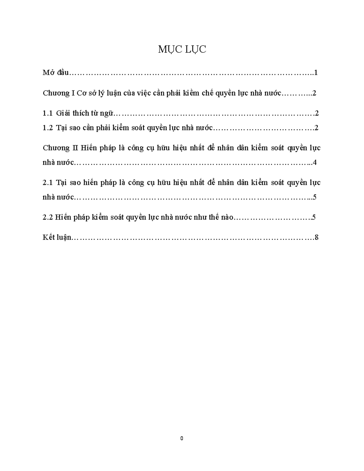 [432466 ].[Trần Thị Thơm].BTL.LHP - MỤC LỤC Mở - Studocu