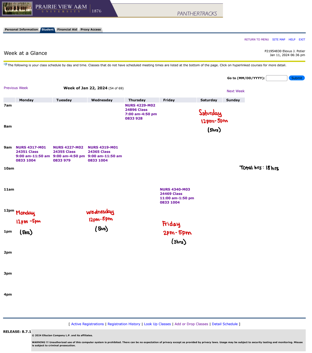 Untitled (Draft) - Hello - RELEASE: 8. Personal Information Student Financial Aid Proxy Access ...