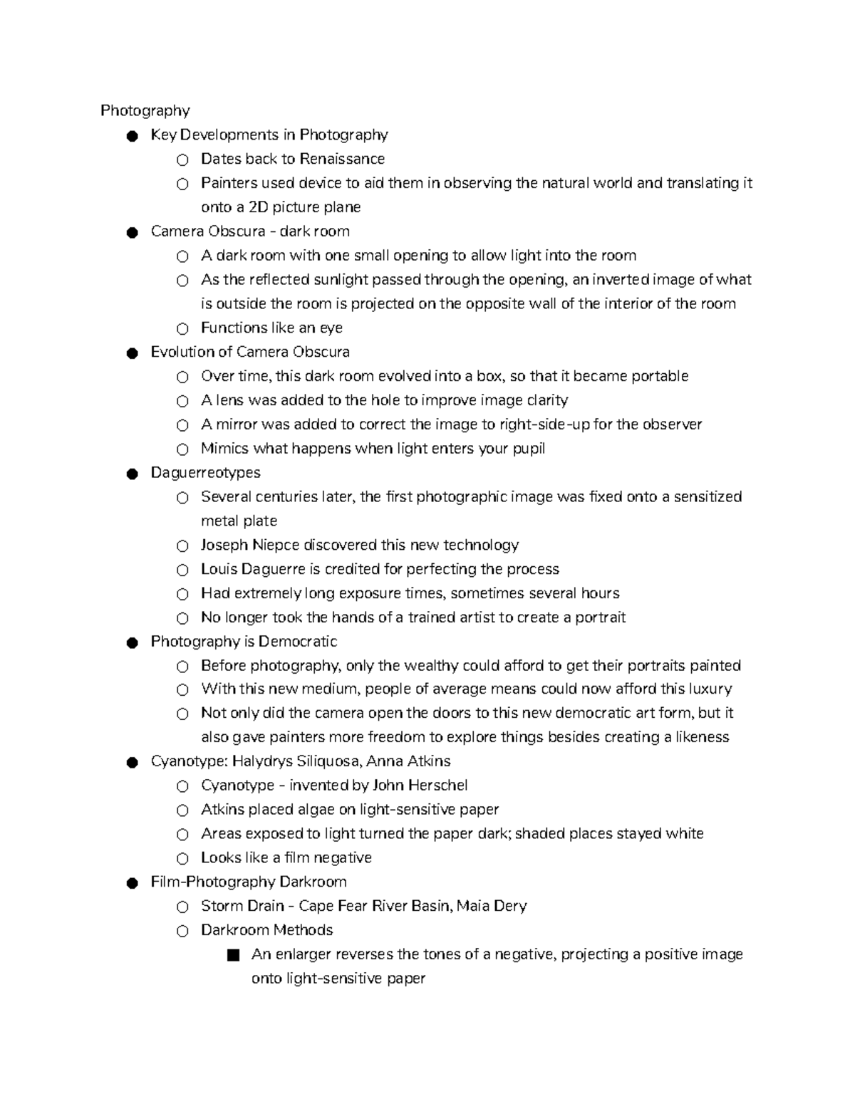 Photography, Film, and Video - Photography Key Developments in ...