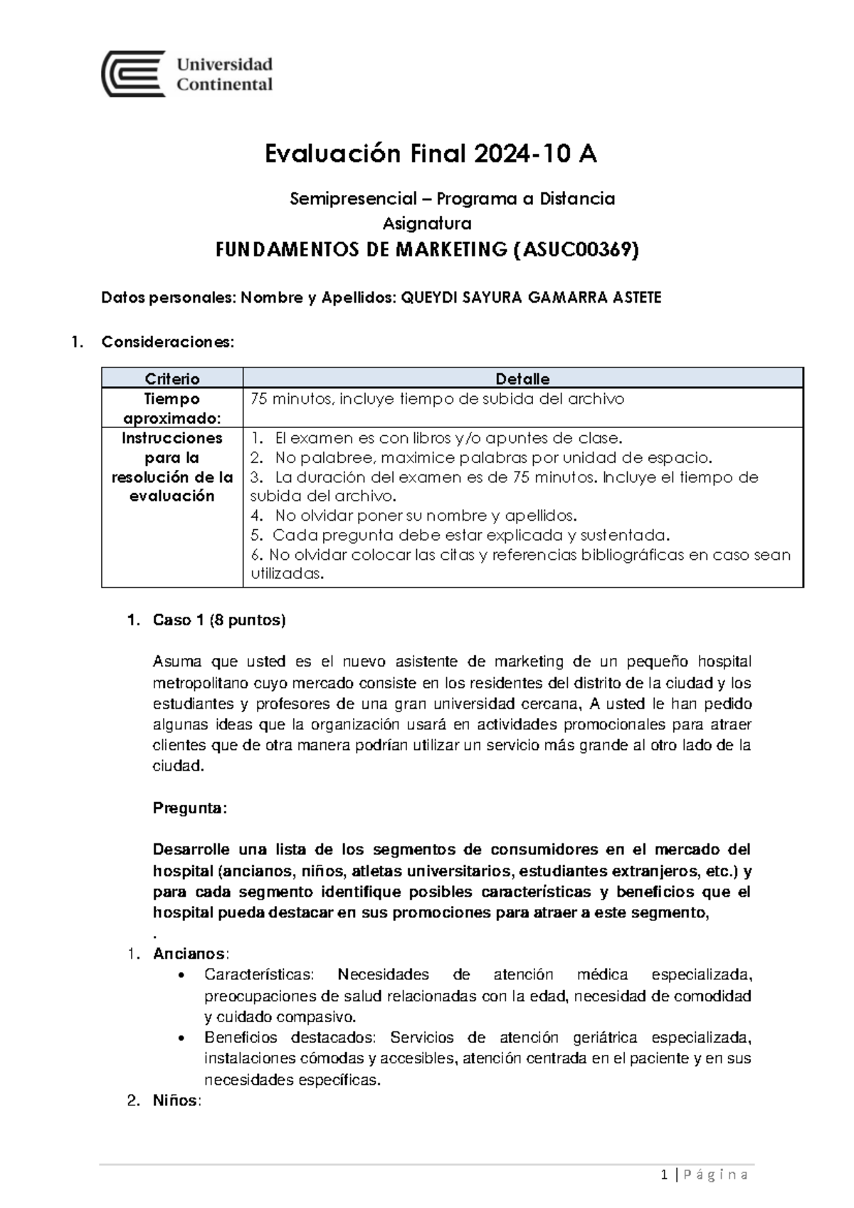 Examen Final Fundamentos de Marketing 2024 (17) - Evaluación Final 2024 - 10 A Semipresencial ...