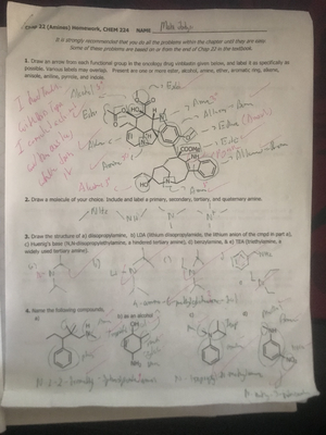 Aromatics HW - CHEM 224.RC - Studocu