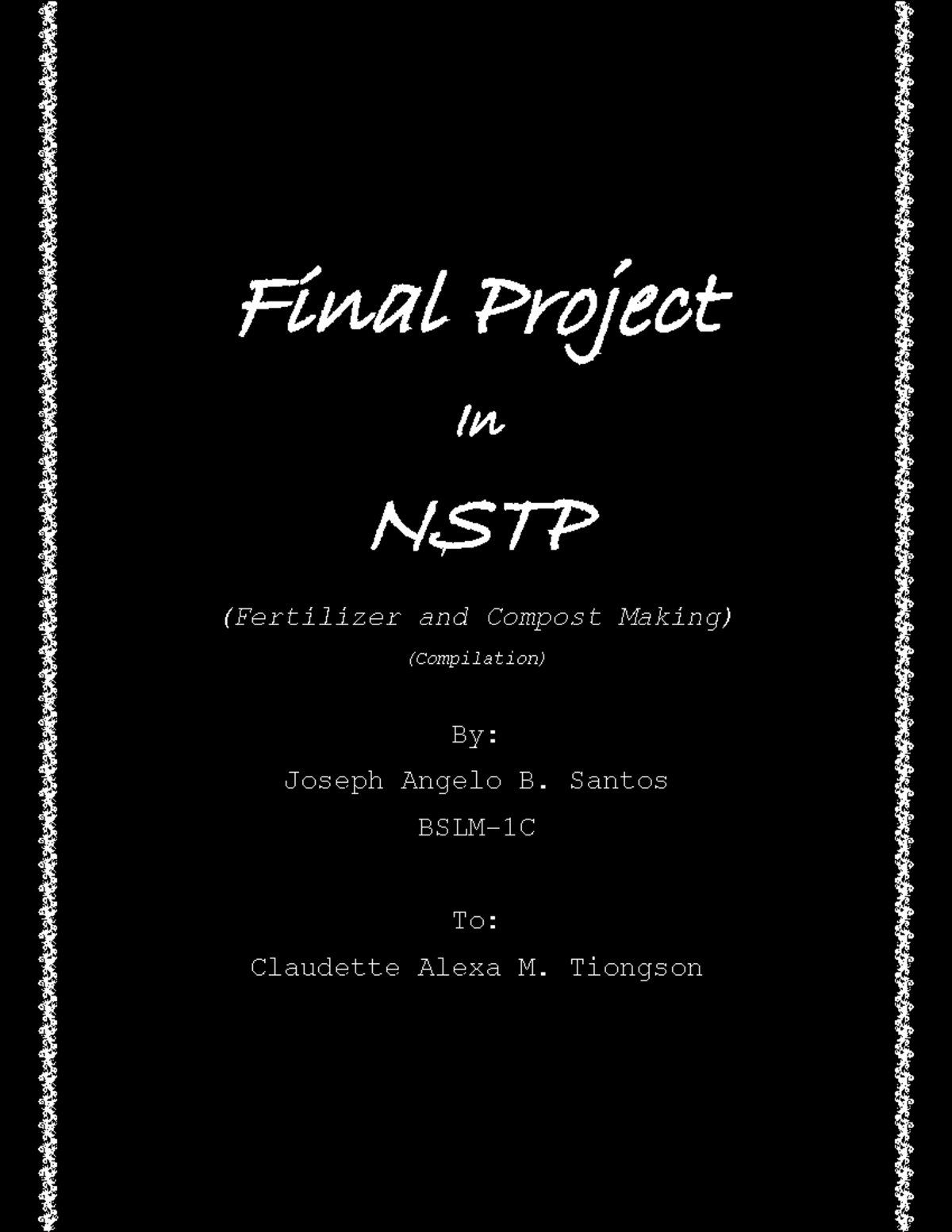 Final Project Documentation - Final Project In NSTP (Fertilizer and ...