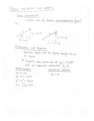 Kinematics In One Dimension - Physics ID Moton Total Distance traveled ...