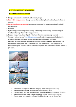 Form 2 Chapter 5 Water and Solution - Science - Studocu