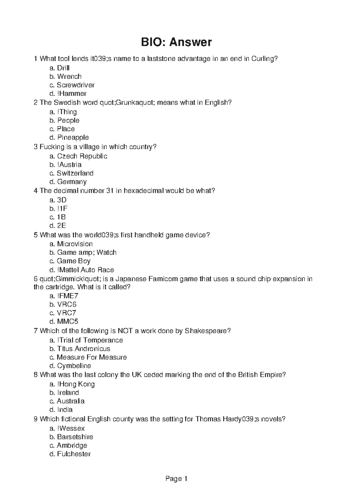BIO184 lec notes 1 - BIO: Answer 1 What tool lends it039;s name to a ...