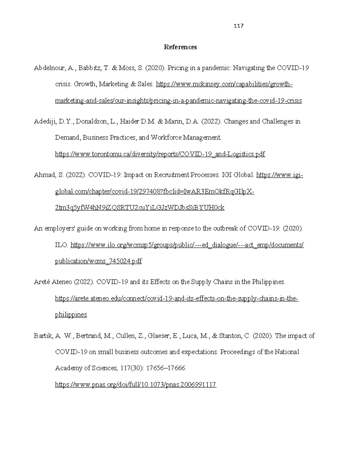 References- Appendices Final - References Abdelnour, A., Babbitz, T ...