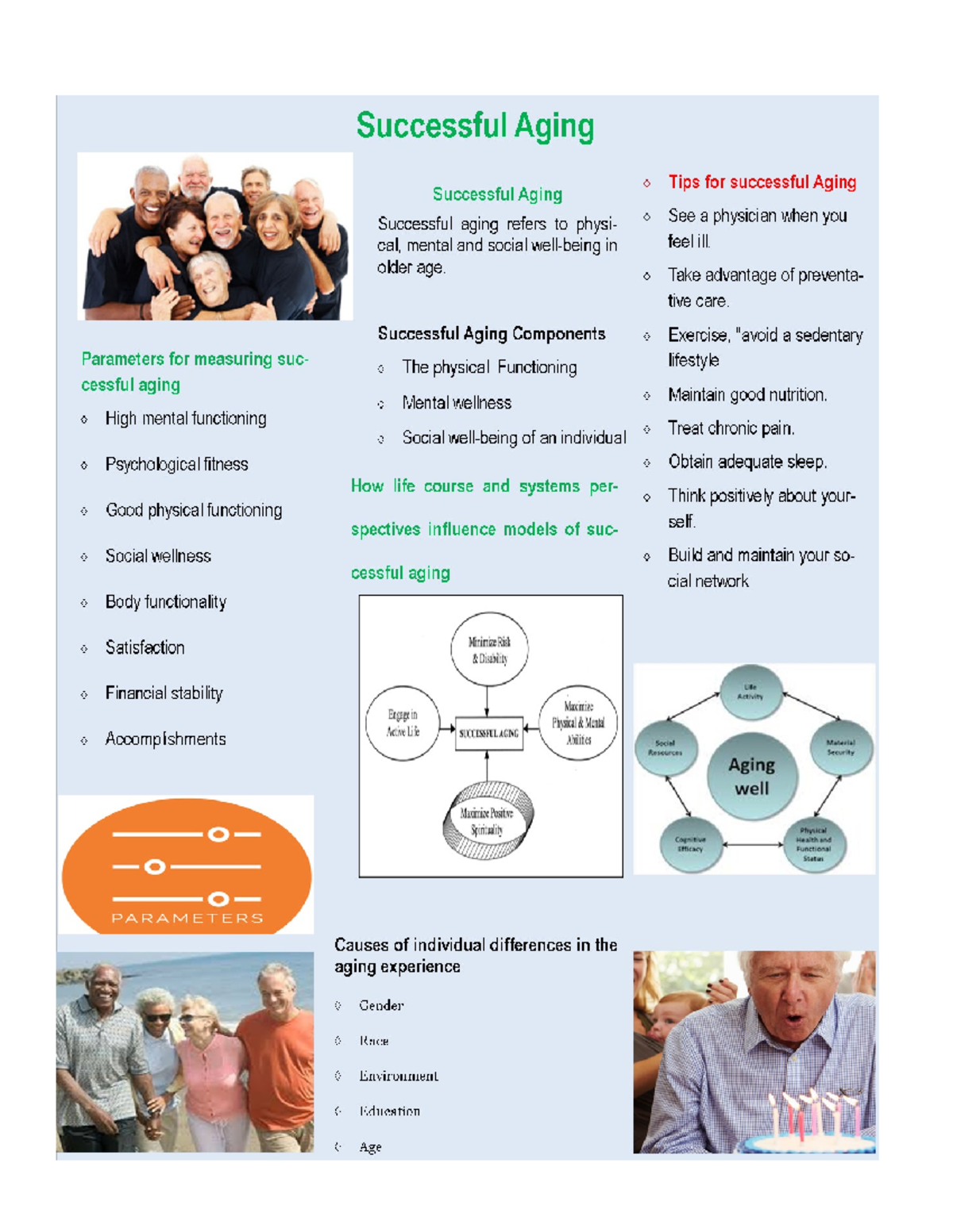 Aging - Not applicable - Studocu