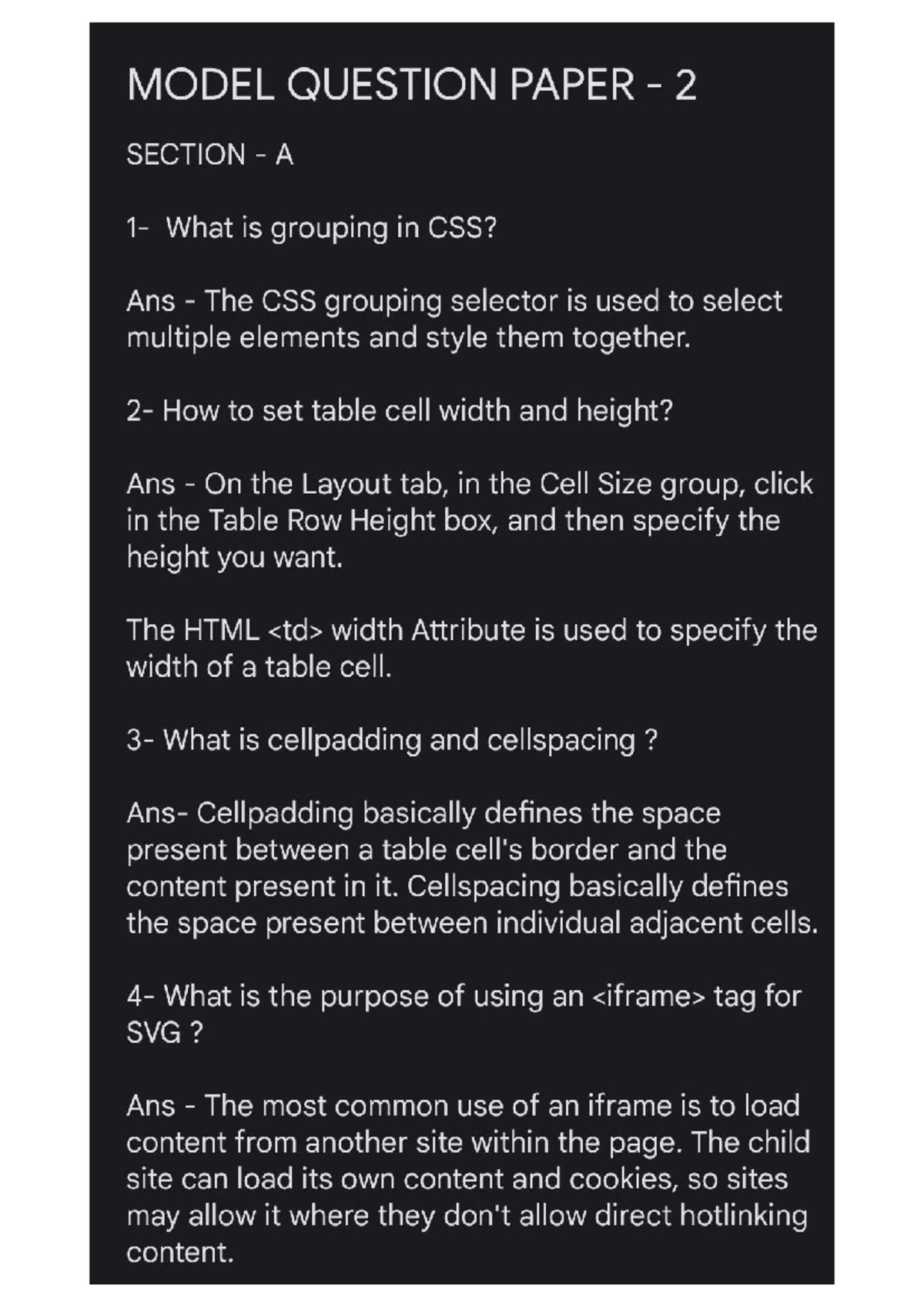CMA Model Paper-2 - BCA Computer applications - Studocu