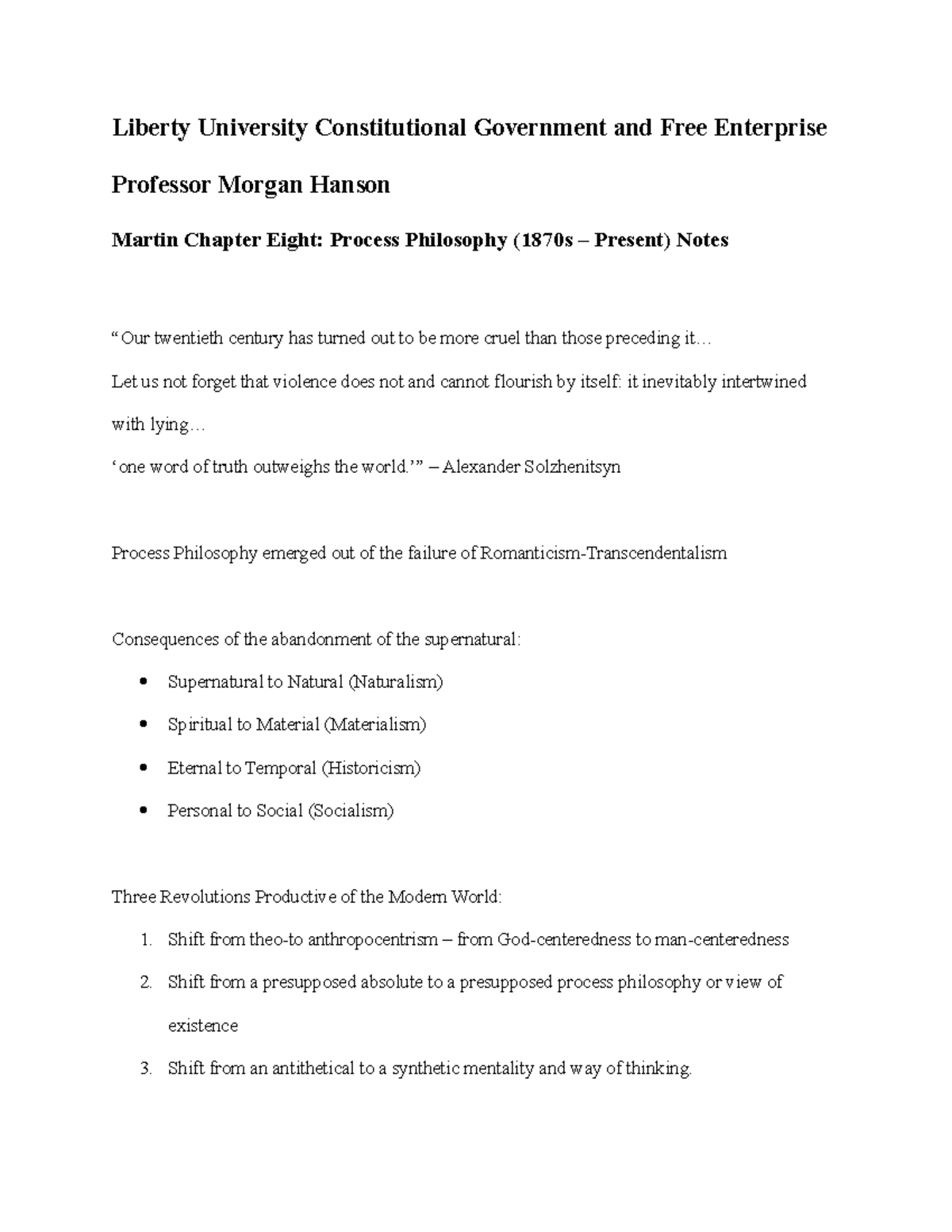 Constitutional Government Martin Chapter Eight Notes - Liberty ...