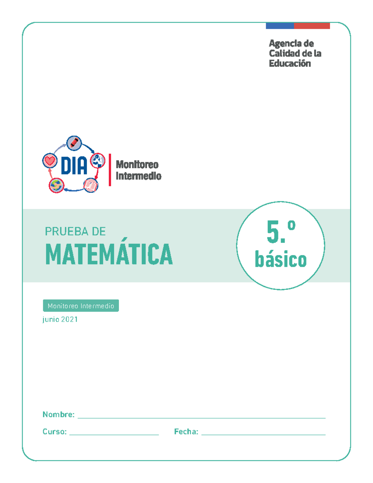 513261717 prueba matematica 5 Basico monitoreo - ####### Nombre ...