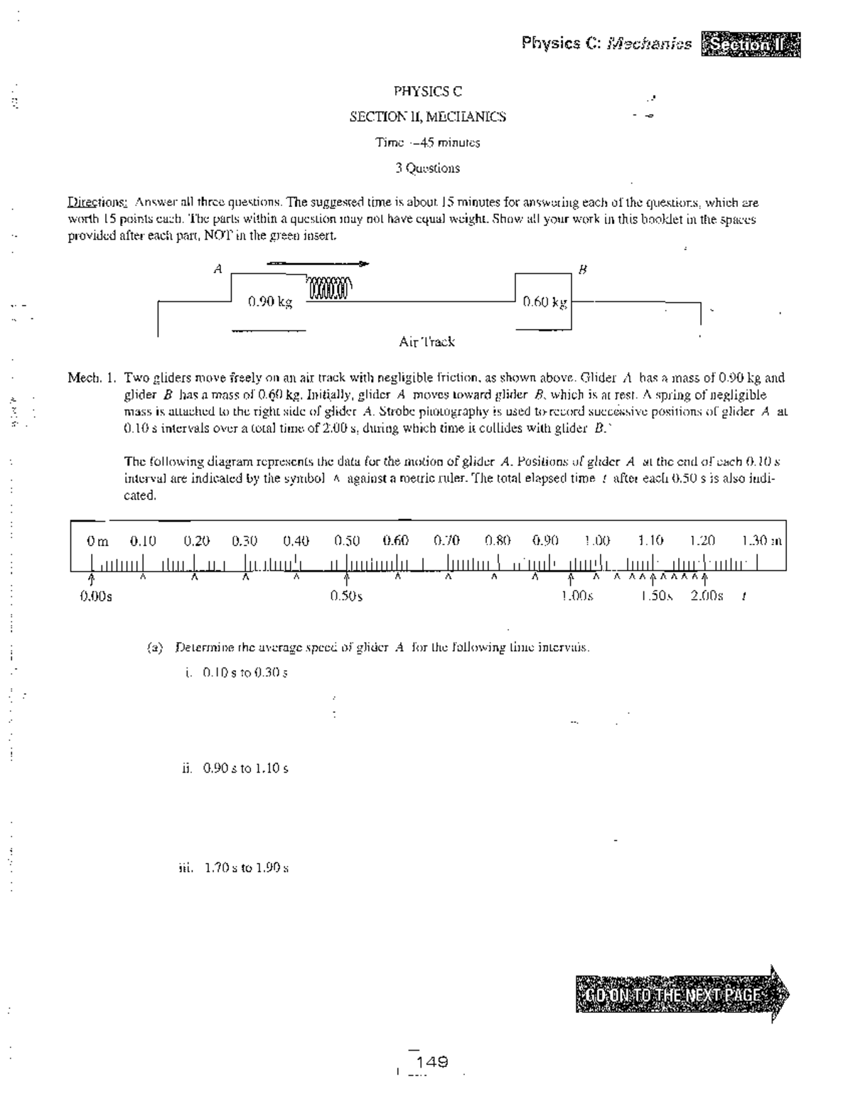 00 Released Exam 1998 FRQ - PHYS-130 - Studocu