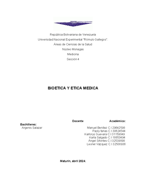La etica según Juan German Prado - República Bolivariana de Venezuela ...