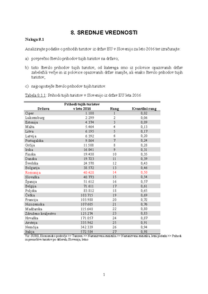 1st Midterm Formule - Osnove statistike - descriptive of a population ...