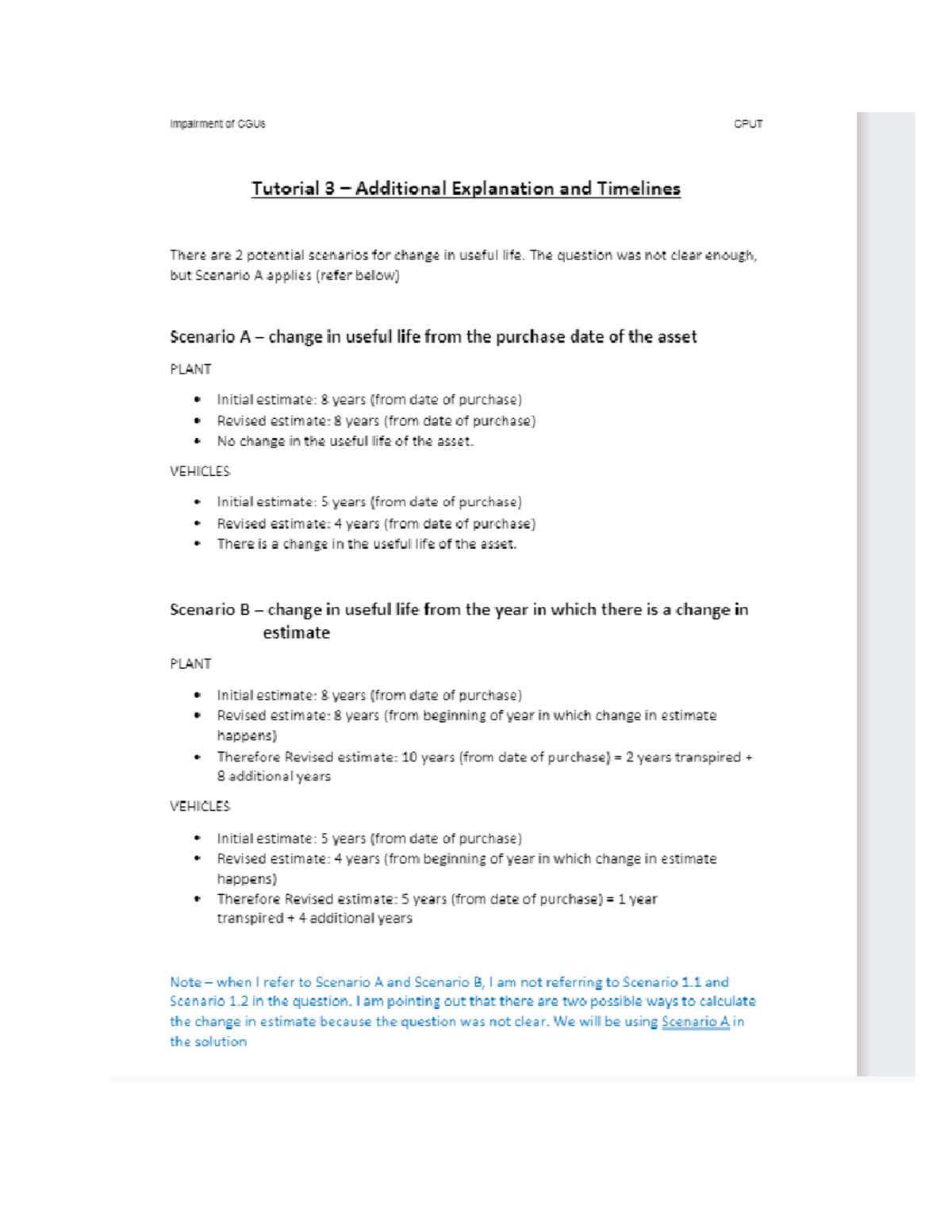 Mpairment - Tutorial 3 - Additional explanation and timelines - GFR470S ...