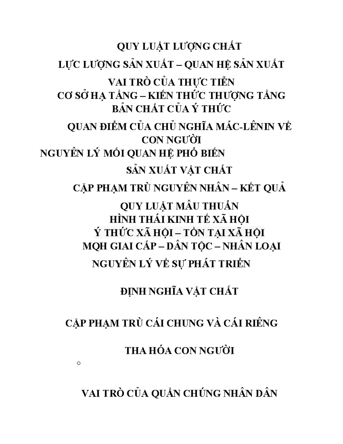 QUY LUẬT LƯỢNG CHẤT - CVBCVBCVB - QUY LUẬT LƯỢNG CHẤT LỰC LƯỢNG SẢN ...