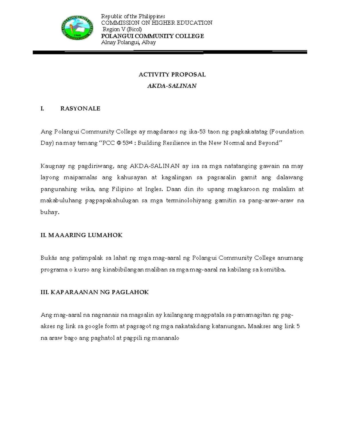 507970753-AKDA- Salinan - Republic of the Philippines COMMISSION ON ...