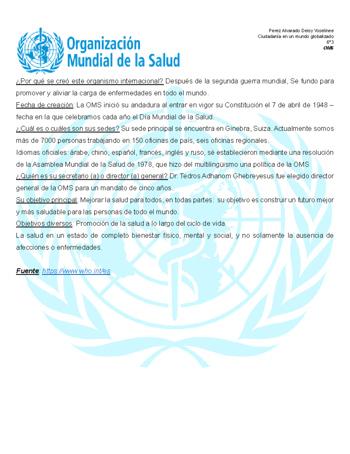 OMS - OMS - Perez Alvarado Deisy Yoselinee Ciudadanía en un mundo ...