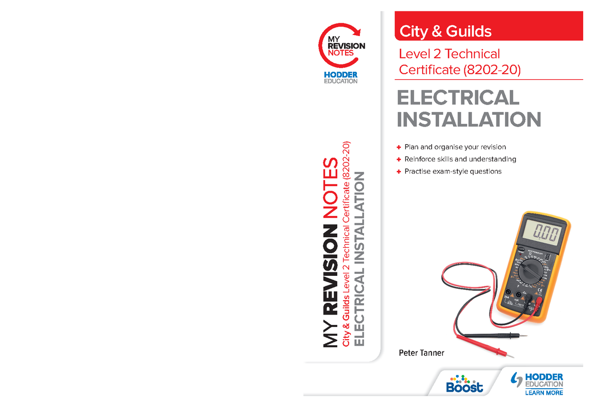 My Revision Notes City Guilds Level 2 Technical Certificate in ...