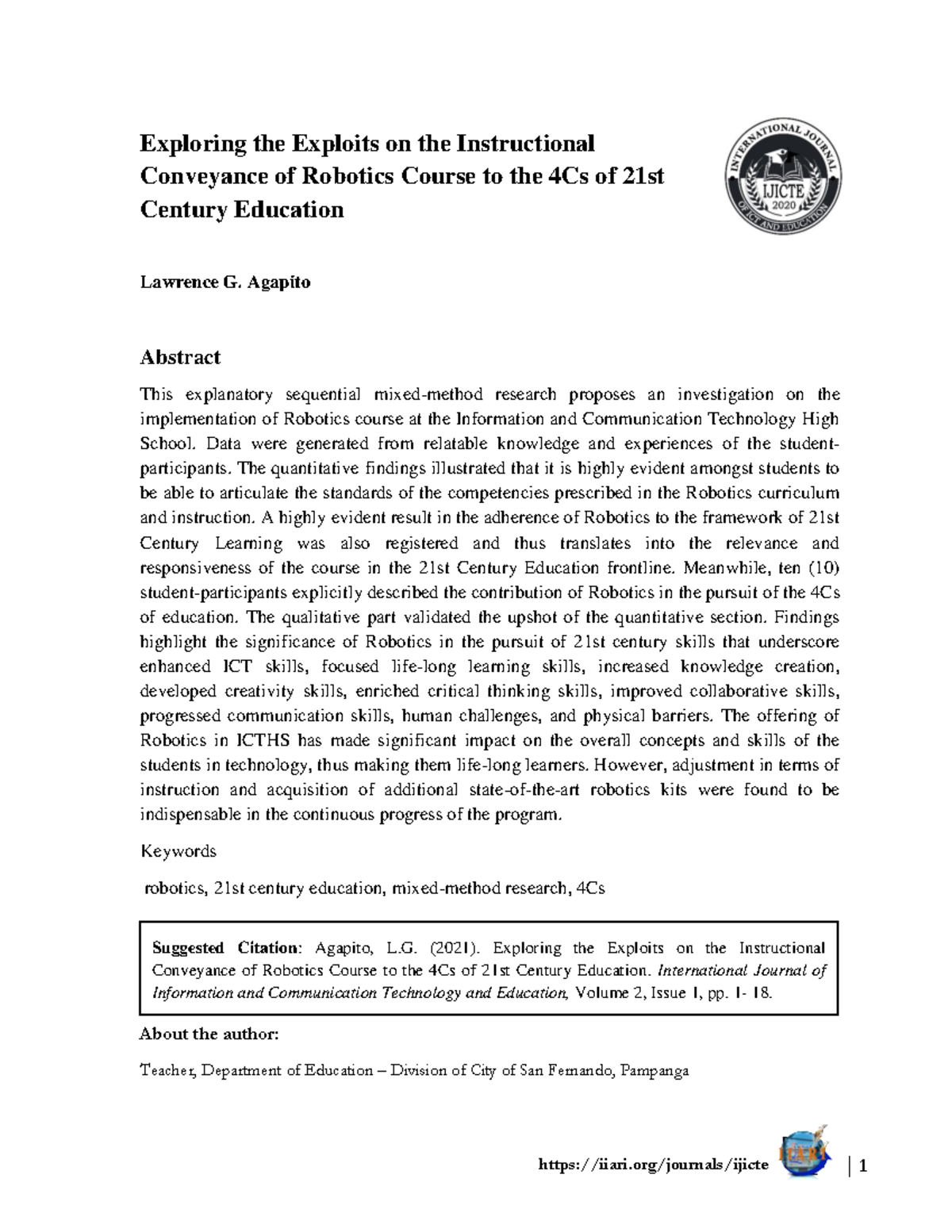 V2-1-123 - JGHJH - ISSN 2719- 0 65X (PRINT) 2719- 0668 (ONLINE) iiari ...