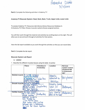 Week 6-Lab Part 2 - Week six part -lab - BIOS-252 - Studocu