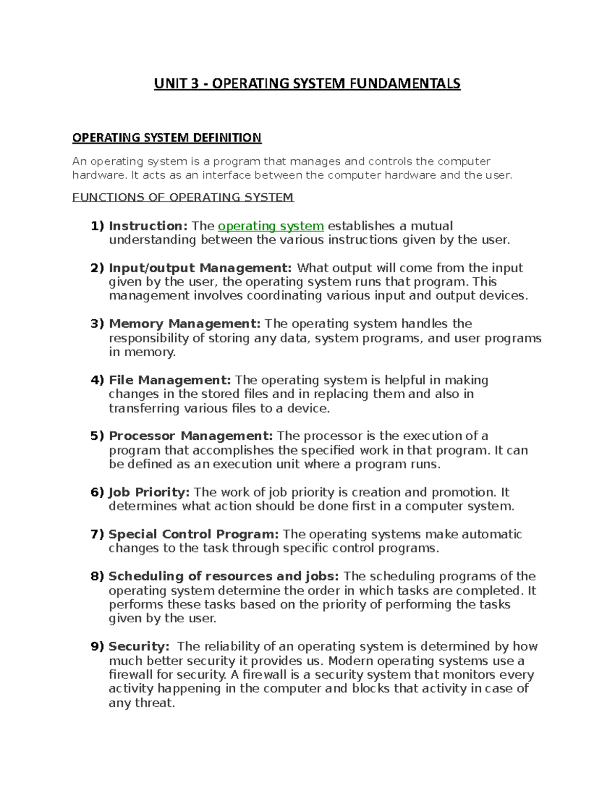 CF- OS Notes - MOHITHA - UNIT 3 - OPERATING SYSTEM FUNDAMENTALS ...
