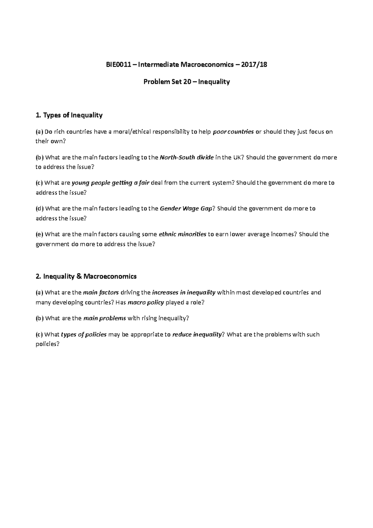 BIE0011 - Intermediate Macroeconomics - 2017-18 - Problem Set 20 ...