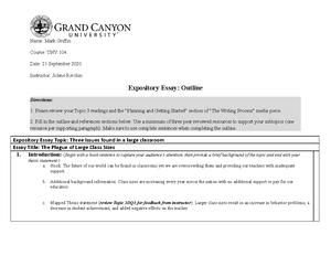 Topic 2 DQ 1 - Topic 2 DQ 1 The topic resource and readings have ...