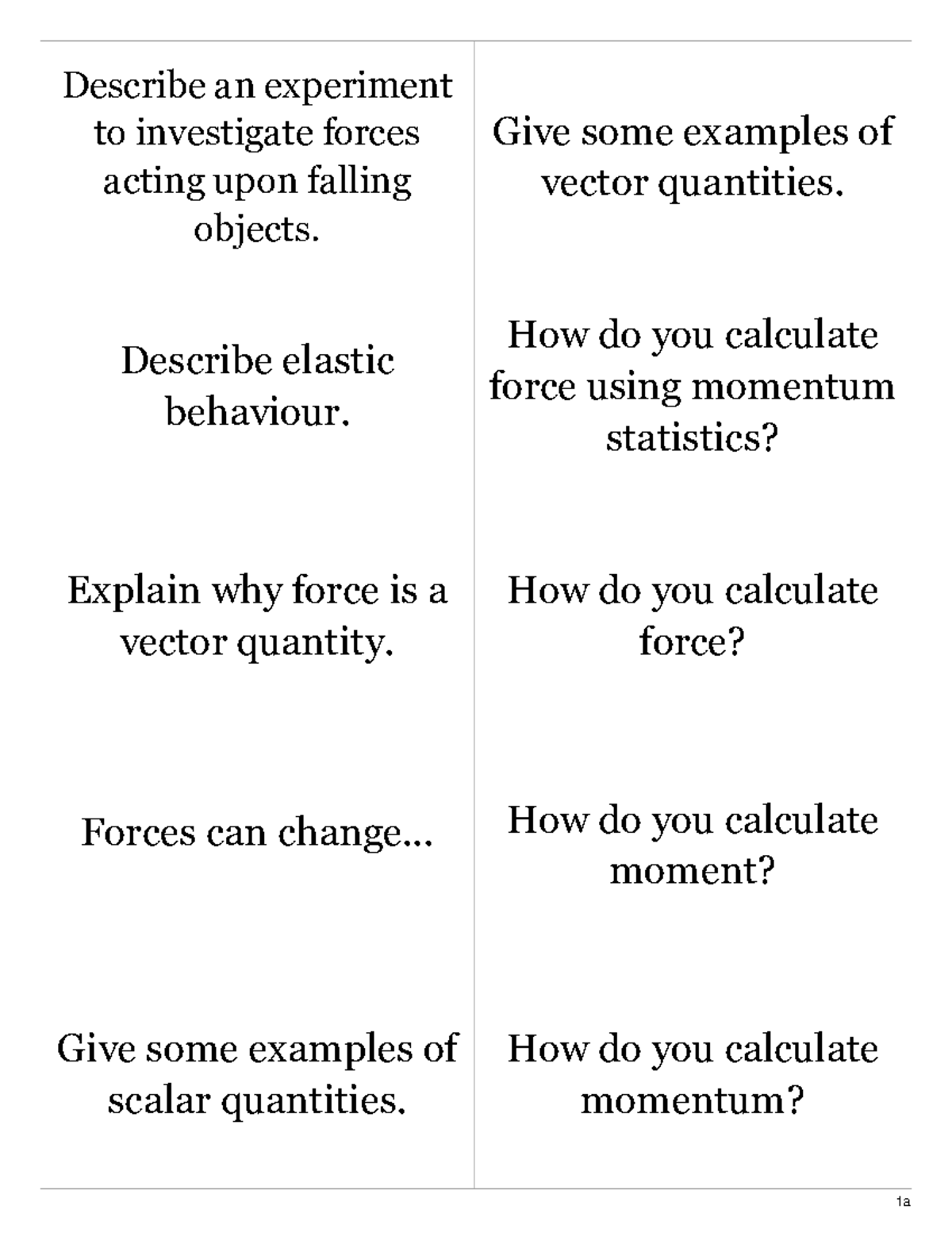 Igcse physics forces movement - Describe an experiment to investigate ...