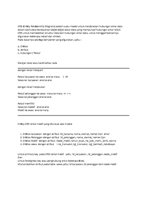 Pertemuan 10 - Summary Entity Relationship Diagram - Copyright © September 2023 PERTEMUAN 1 0 ...