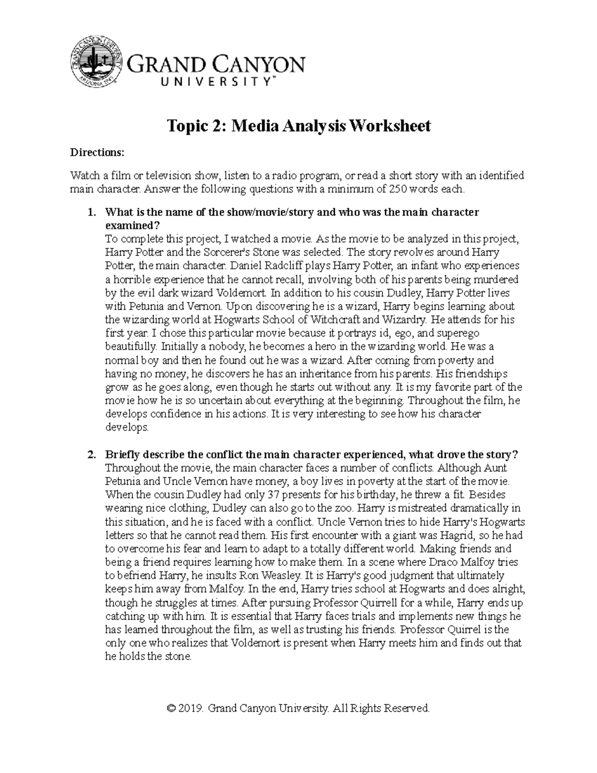 PCN107.T2 Media Analysis-Worksheet - Topic 2: Media Analysis Worksheet ...
